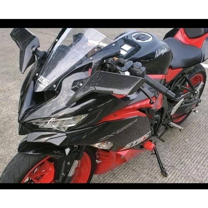 Original H2R Carbon Kevlar Winglet Mirror. Universal For Zx25R-Cbr ...