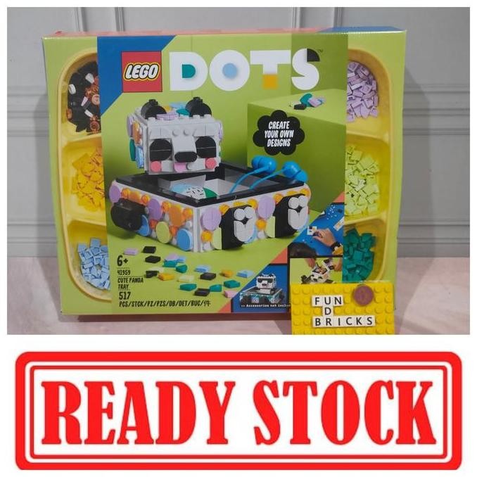 LEGO Dots 41959 Cute Panda Tray | Shopee Malaysia