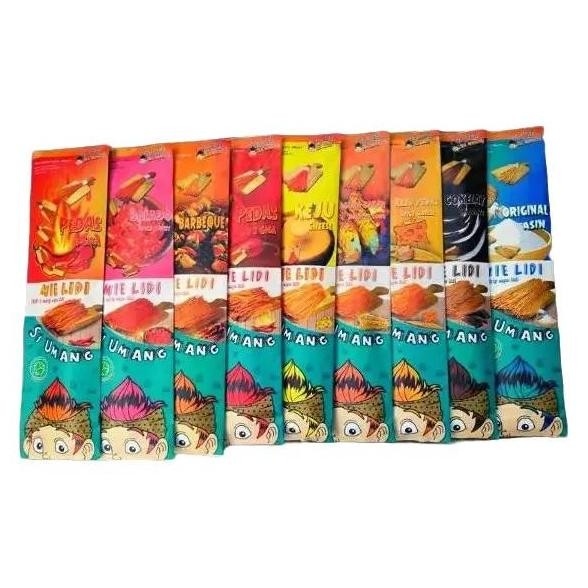 Lidi Si Umang Package contains 7 pieces of Spicy Chicken Bbq Snacks ...