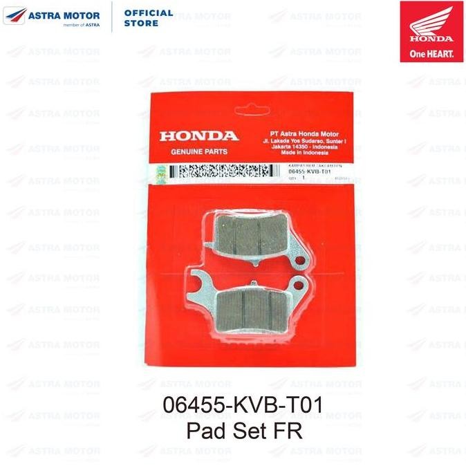 Front Brake Pads (Pad Set Fr) Honda Beat, Honda Vario 160 06455Kvbt01 ...
