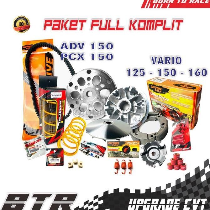 FULL SET RACING COMPLETE CVT PCX-ADV-Vario Kirian Racing Lathe PCX 25 ...