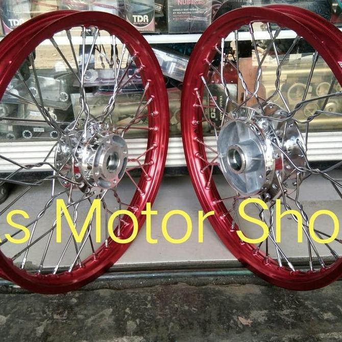 New set of rossi 140/160 rims, 17 inch, drum spokes, karisma suprax125 ...
