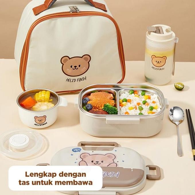 Dejavu Cute Character Lunch Box Anti-Spill Children's Lunch Box ...