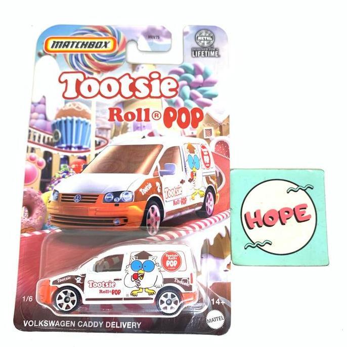 Matchbox Tootsie Roll Pop Volkswagen Caddy Delivery Diecast Original ...