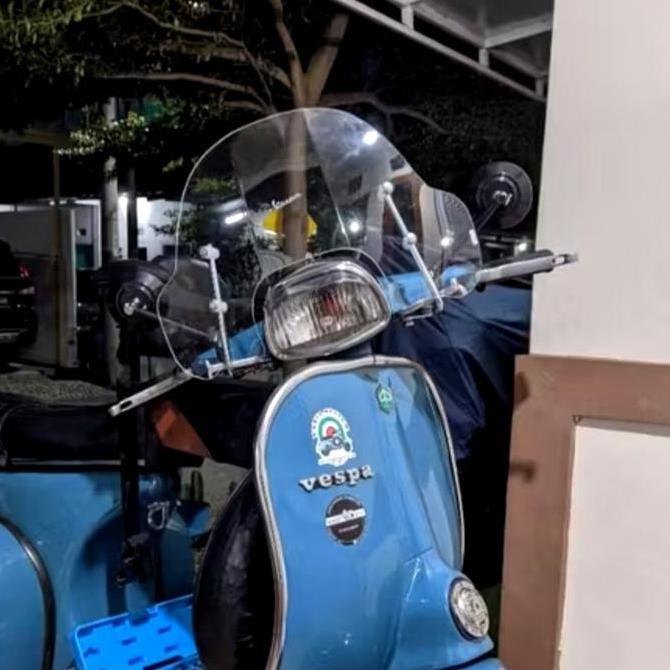Windshield Flyscreen Clear Vespa Super Pts Vbb PX Npx Original | Shopee ...