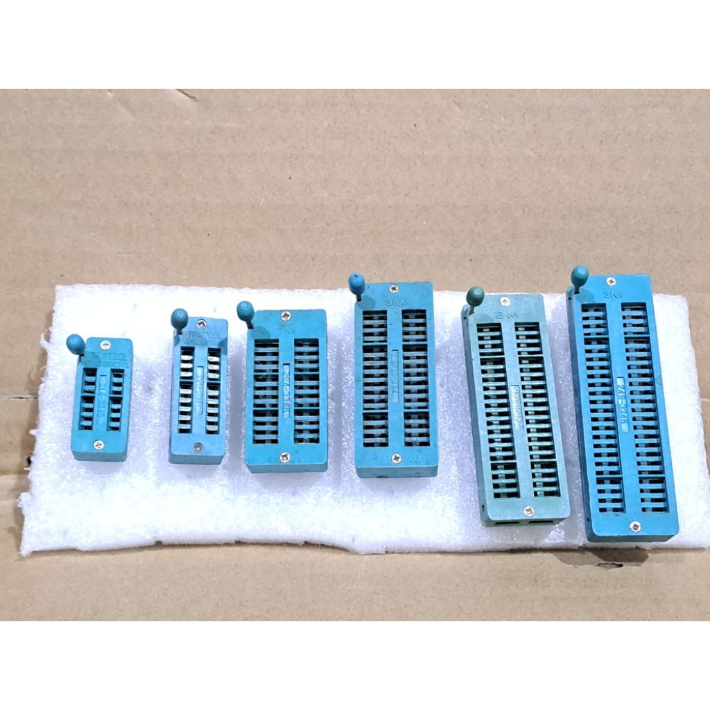 Socket ic Model ZIF TexTool (Clamp) 14 ~ 48 Pin Programmable By 3m ...