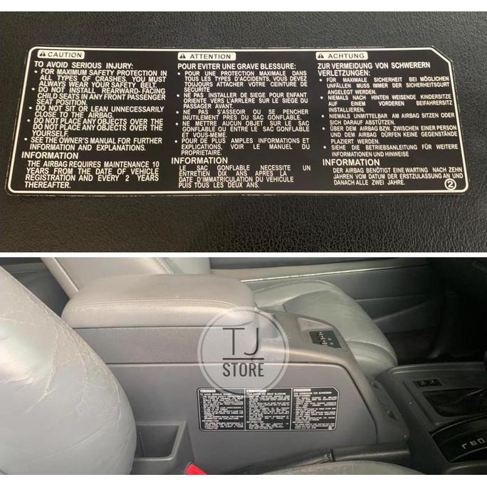Toyota Land Cruiser Vx Consule Box Sticker Vxr 80/ | Shopee Malaysia