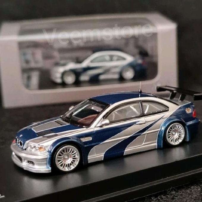 MESIN Diecast 1:64 bmw M3 GTR E46 NFS MJmodel [SEAL] can open the ...