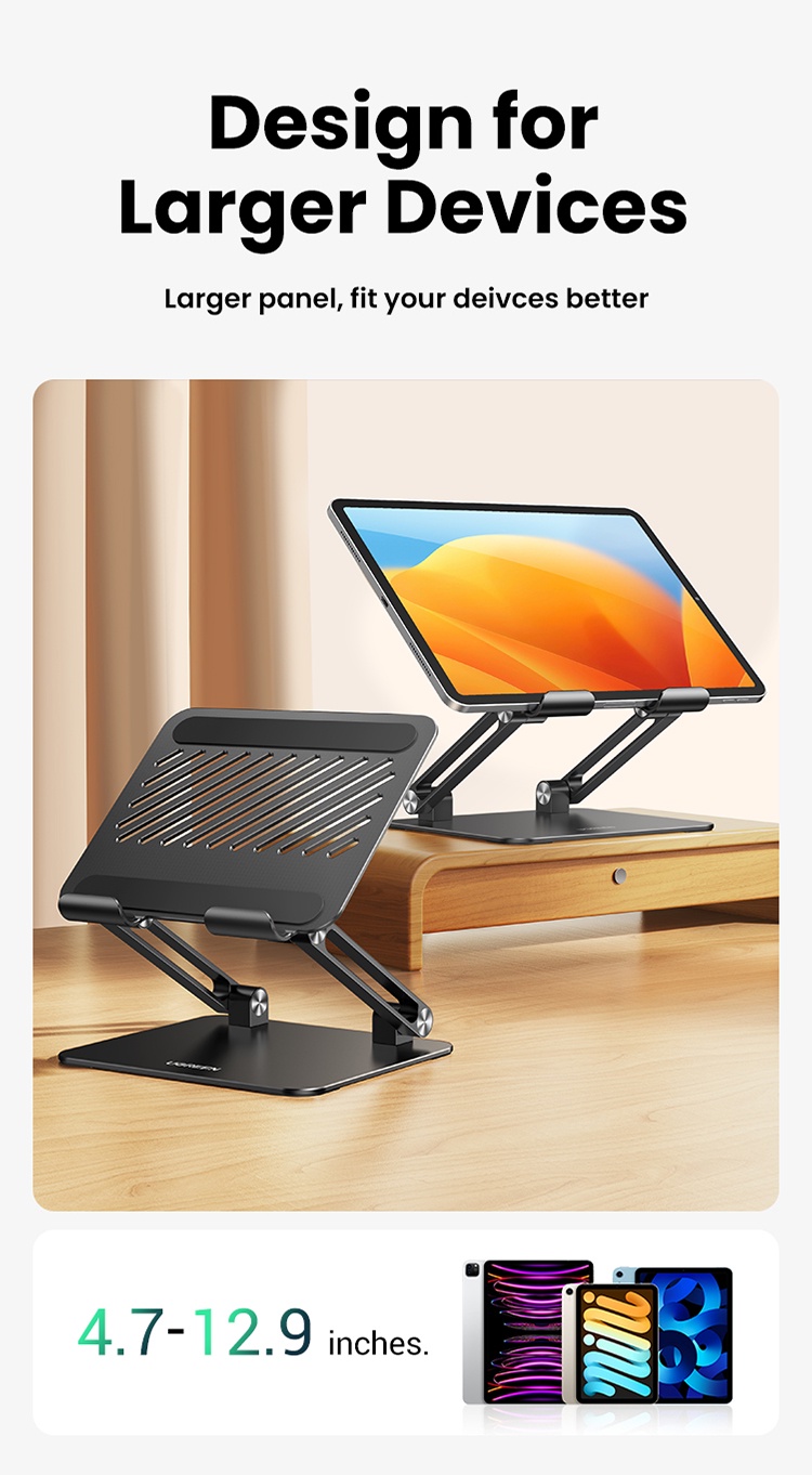 【New Arrival】UGREEN Foldable Adjustable Tablet Stand iPad Drawing ...