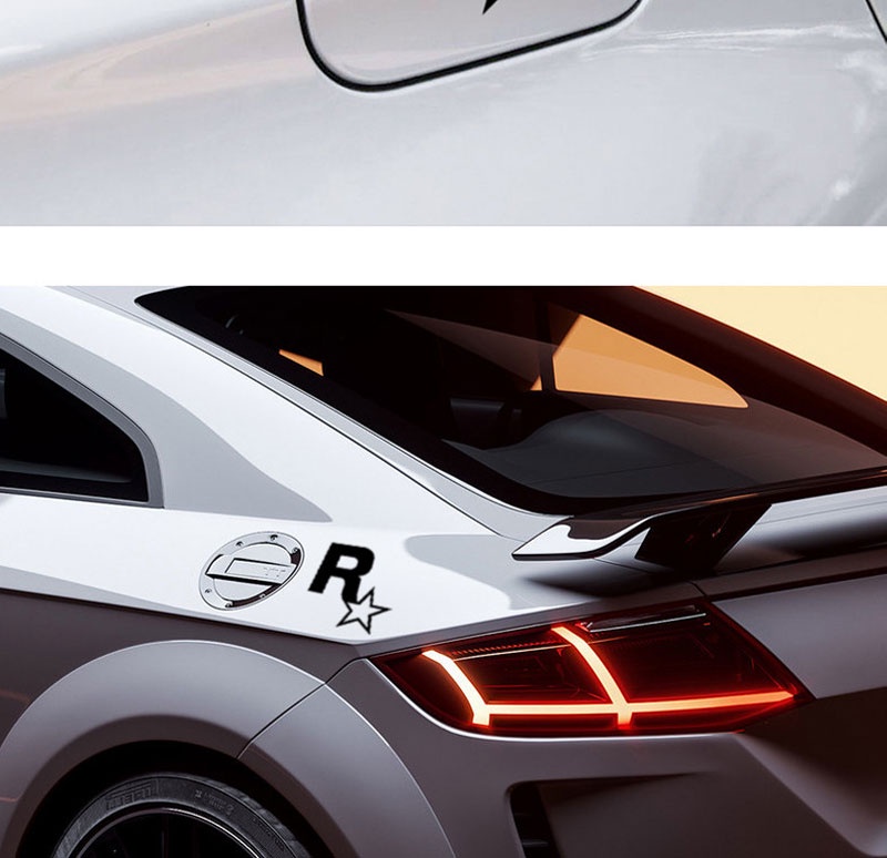 Car sticker JDM modified video game peripheral GTA5 flying car R star ...