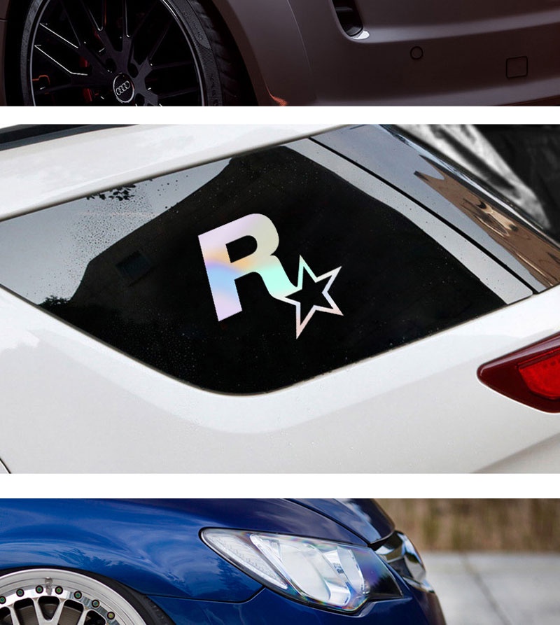 Car sticker JDM modified video game peripheral GTA5 flying car R star ...