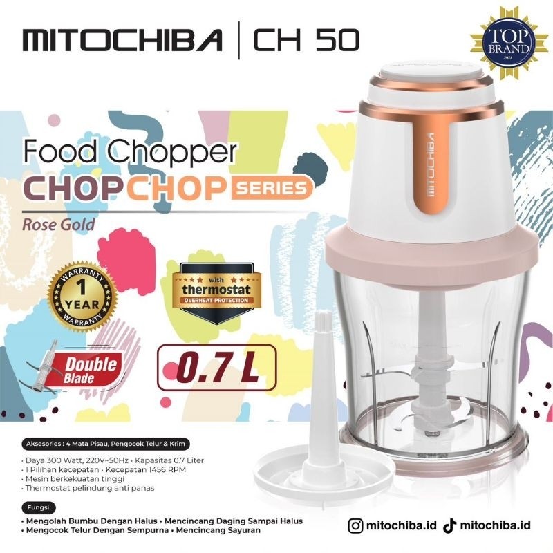 MITOCHIBA Food Chopper CH50 MITO CH 50 Meat Grinder | Shopee Malaysia