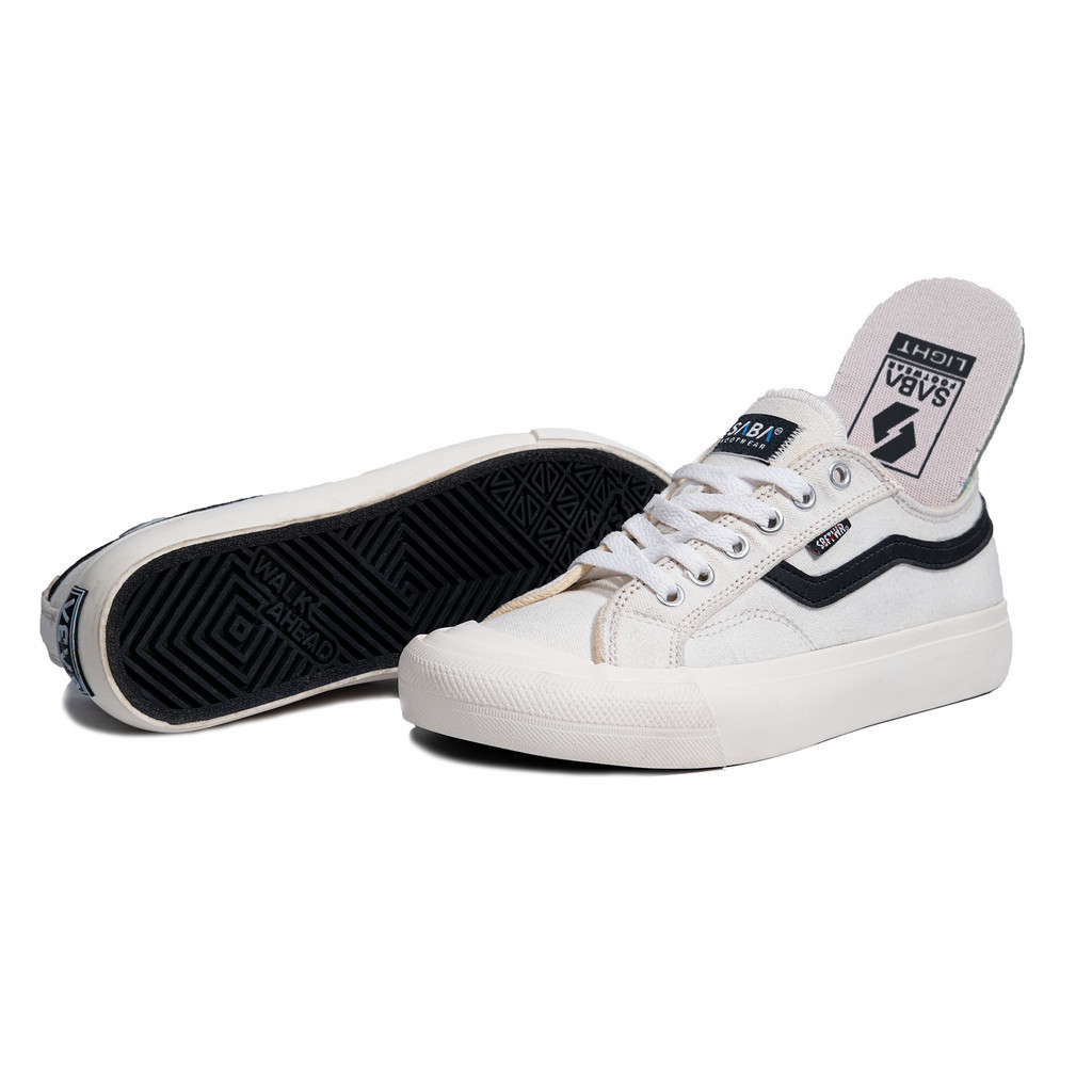 SABA Veloz Light Off White Black - Men's and Women's Casual Sneakers ...