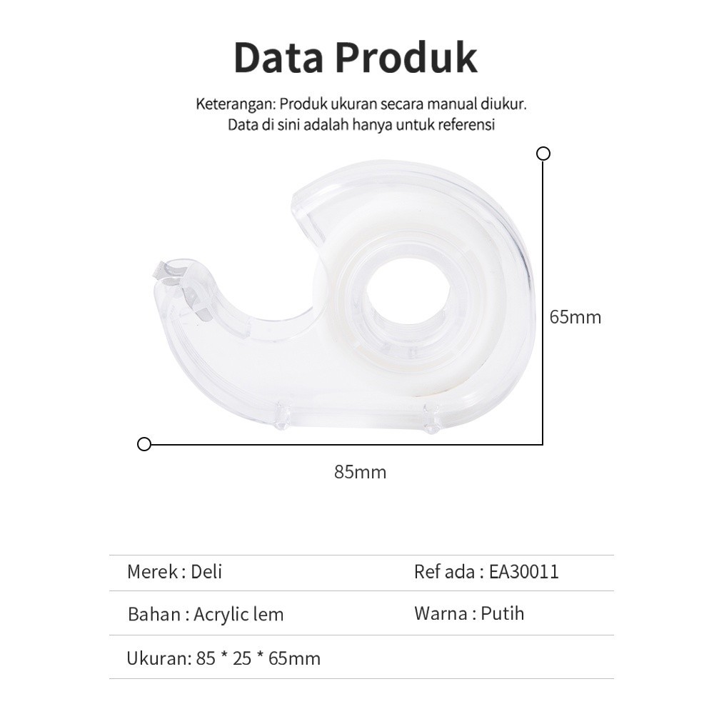 Deli Insulation / Solatip Invisible Tape Can Be Written, With Dispenser ...