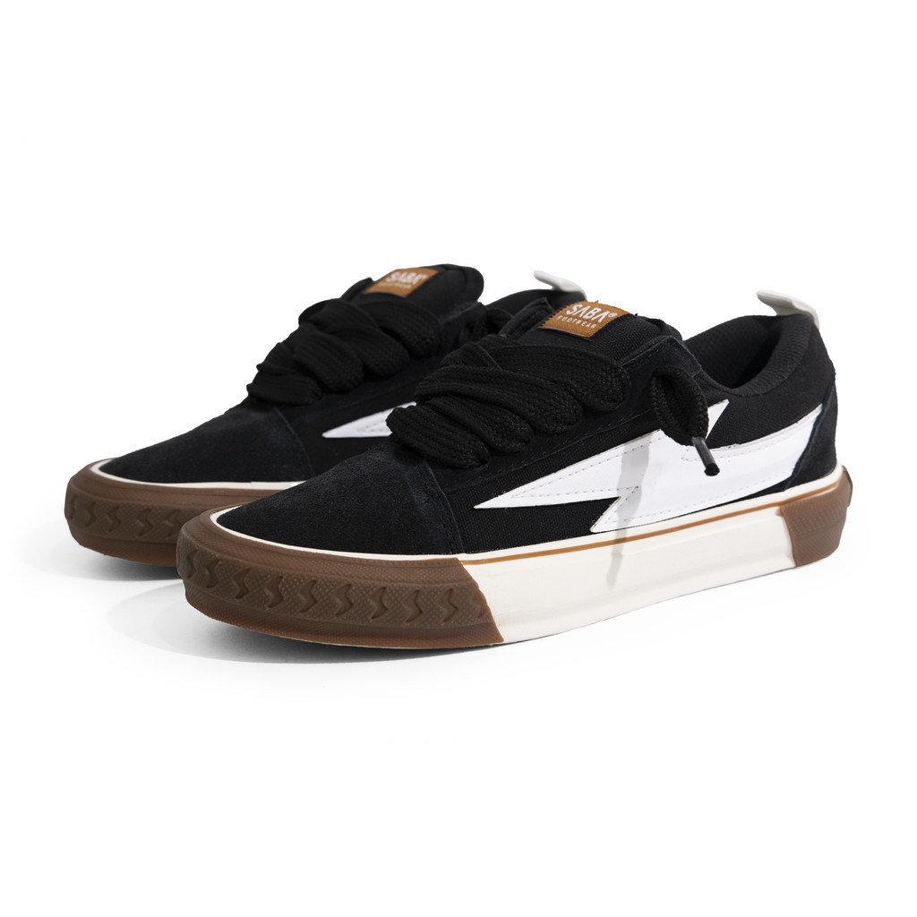 Saba Zenix Pro Black White Dark Gum - Men's Women's Sneakers | Zx 77 ...