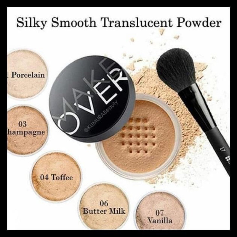 Make OVER Silky Smooth Translucent Powder (Powder Makeover) | Shopee ...