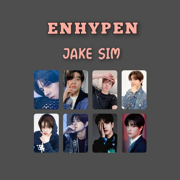 Pc PHOTOCARD JAKE SIM ENHYPEN UNOFF | Shopee Malaysia