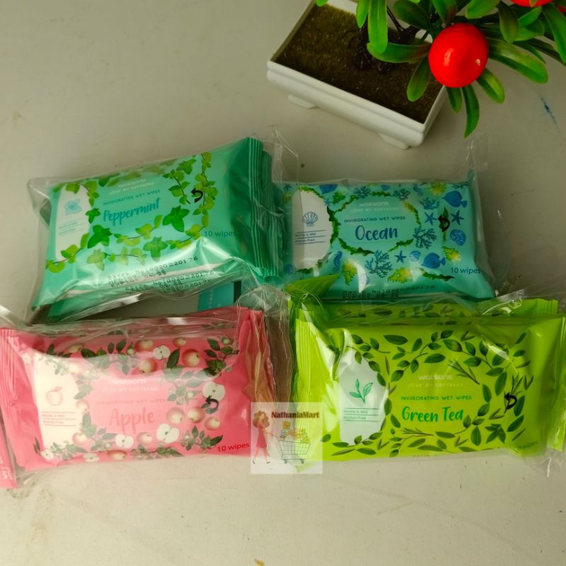 Watsons Wet Tissue 1 Pack Of 3pax (1pax Contains 10 Sheets) | Shopee ...