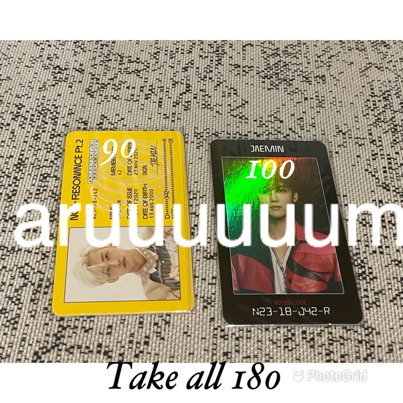 Pc Official Jaemin ID CARD AC CARD | Shopee Malaysia