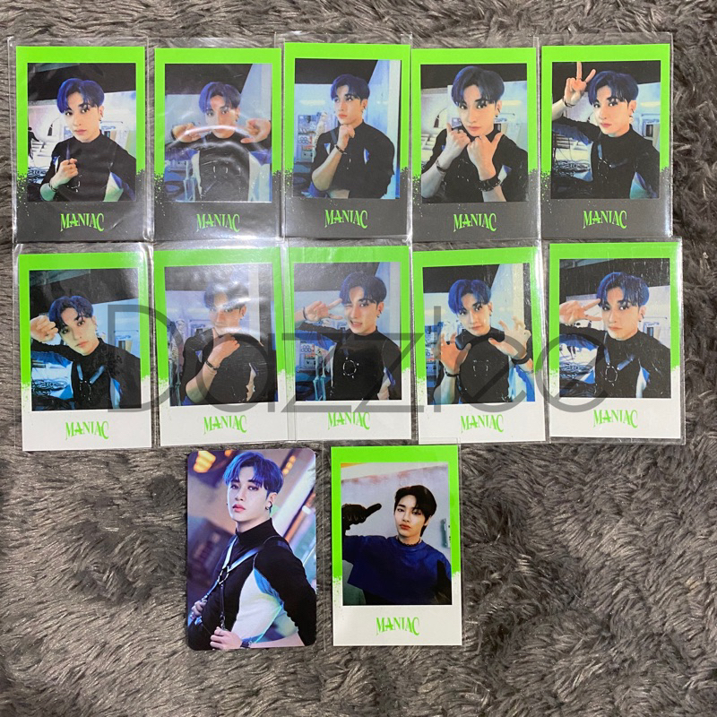 Stray Kids MANIAC merch pob photocard pc photocard pattern polaroid ...