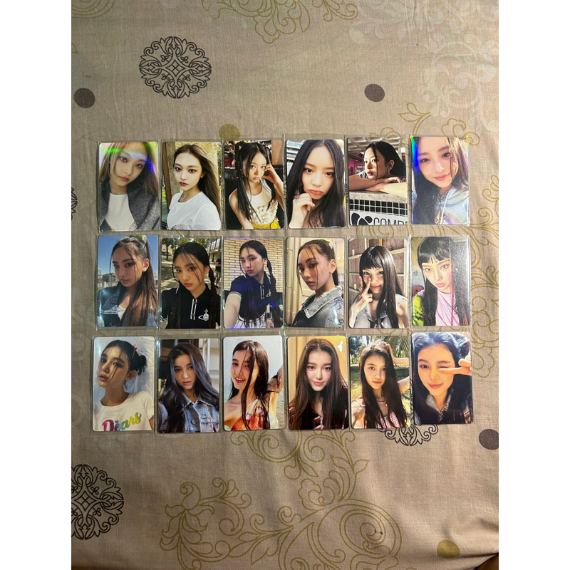 Photocard new jeans hanni danielle hyein haerin weverse a b c blue book ...