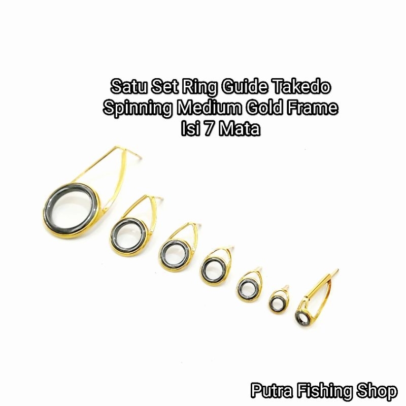 MATA Ring Guide Takedo Spinning Medium Gold Frame Contains 7 Eyes - A ...