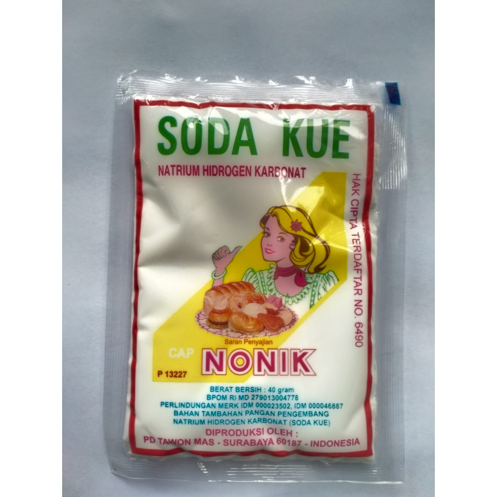 Nonik Baking Soda Sachet 40gr (Yellow Packaging) | Shopee Malaysia