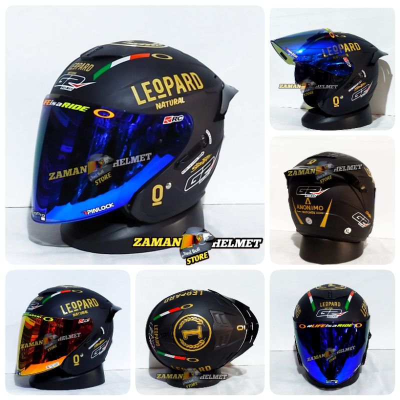 G2 OPTIMAX HELMET LEOPARD HANDLING PACKAGE CAN REQUEST VISOR | Shopee ...