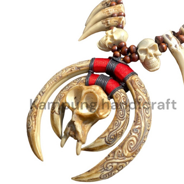 Kalimantan dayak Carved Necklace | Shopee Malaysia
