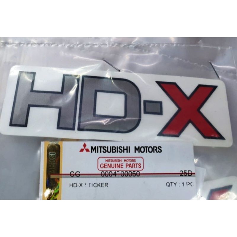 Original mitsubishi HDX strada triton all new triton stickers/stickers ...
