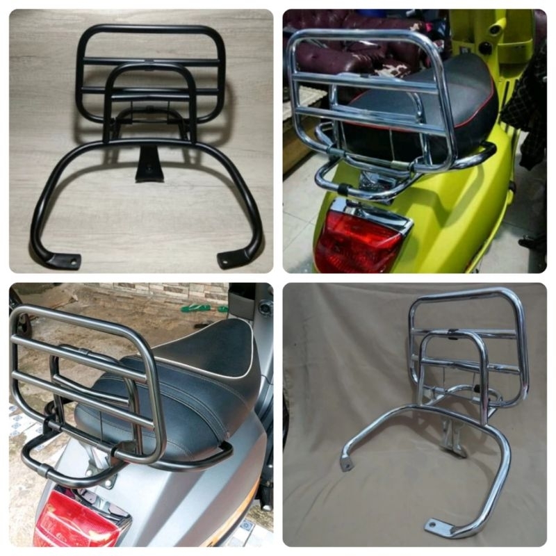 Back Rack Vespa LX and S125 Backrack/150.Rear Shelf Accessories ...