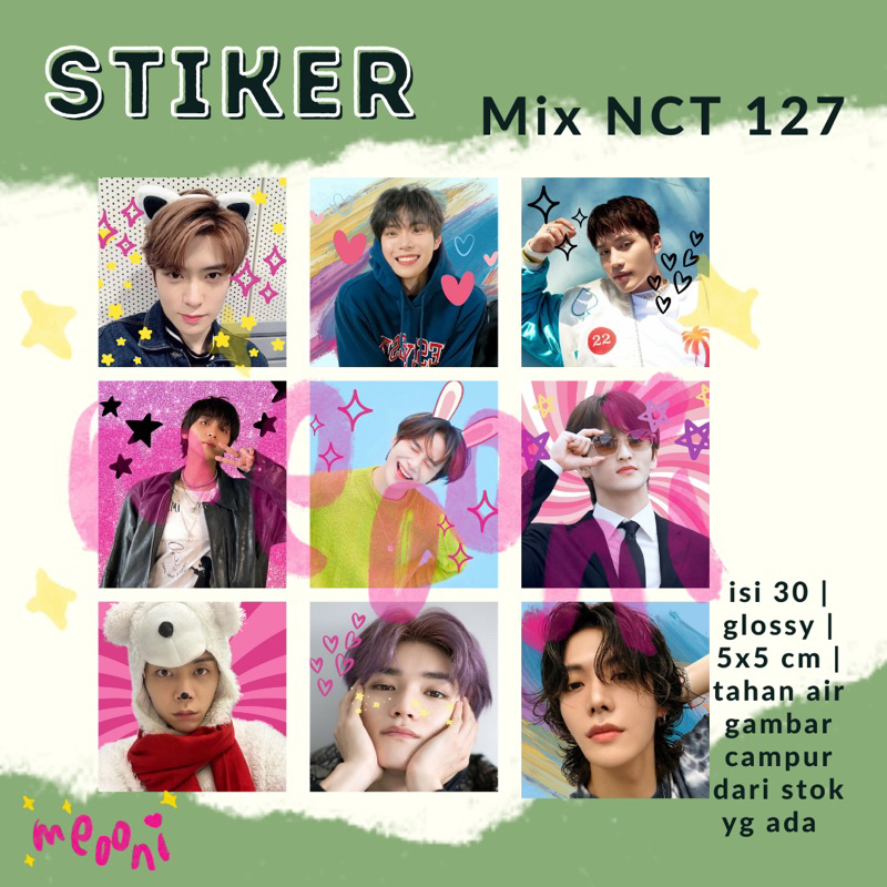 Nct 127 ILICHIL Sticker Contents 30 | Shopee Malaysia