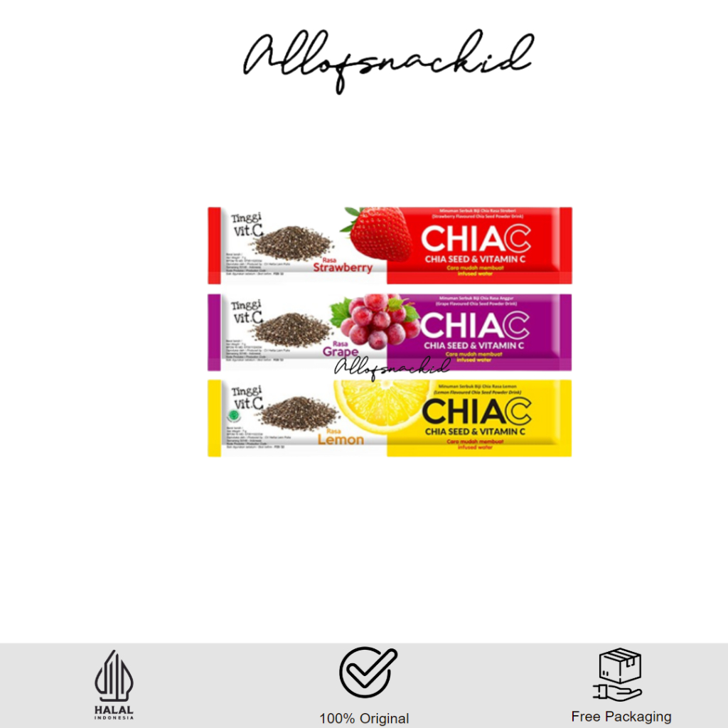 Chiac - Chia Seed & Vitamin C - Basil - Sachet | Shopee Malaysia