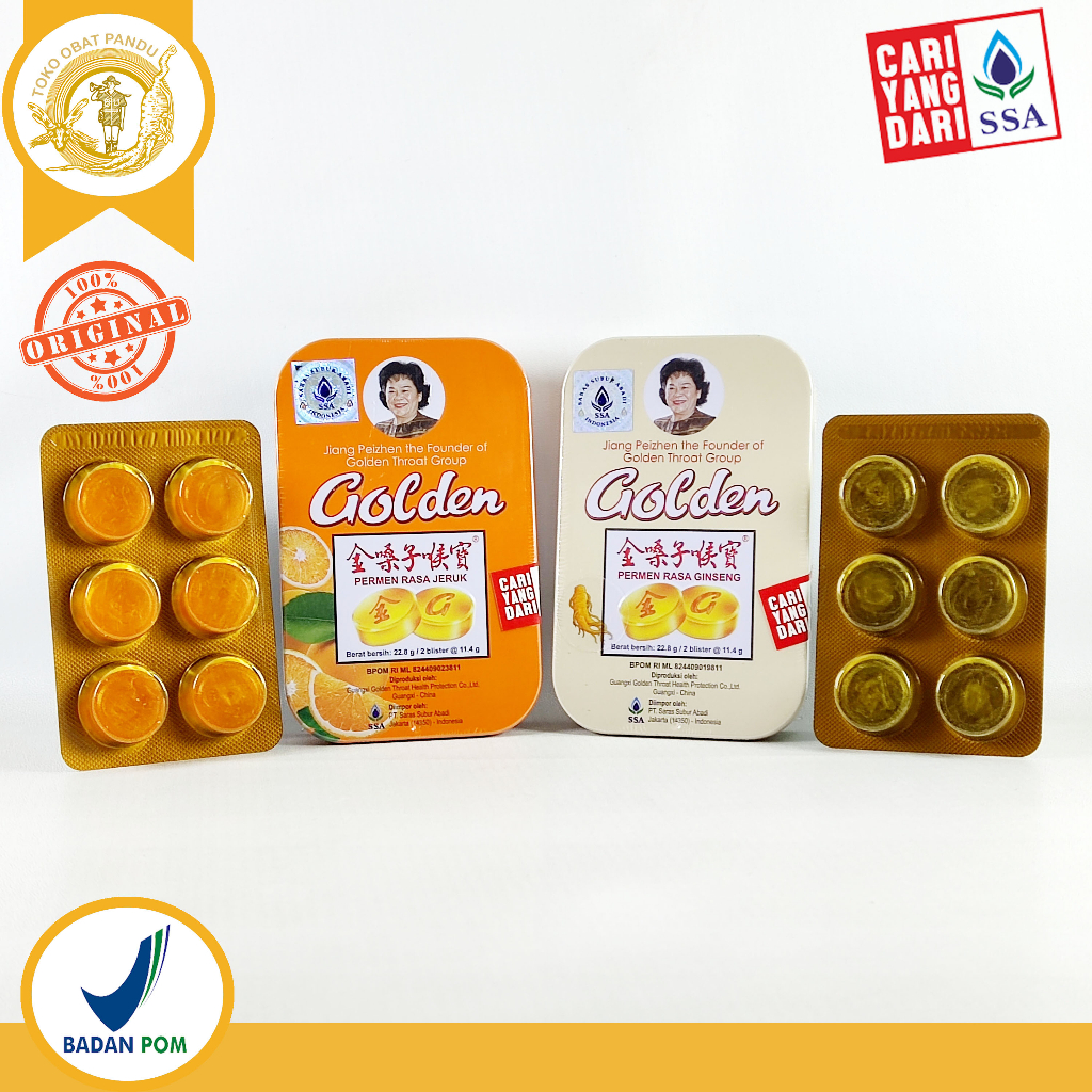Golden THROAT LOZENGES CANDY / THROAT CANDY | Shopee Malaysia