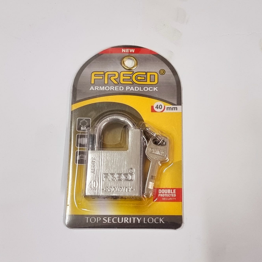 Freed Stainless Steel Jacket Padlock 40mm Short Neck / Stainless Steel ...