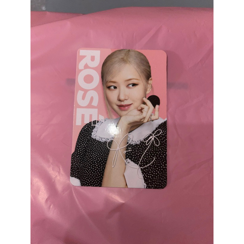 Pc ROSE BLACKPINK X OREO PHOTOCARD OFFICIAL | Shopee Malaysia
