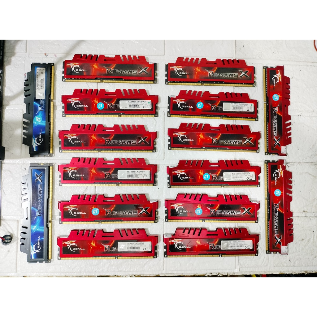 Gaming RAM G.SKILL 4GB KIT PC3-12800/1600MHZ DDR3 RIPJAWS X | Shopee ...