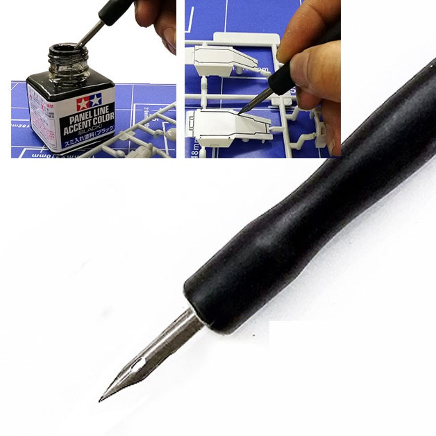 Weathering Panel Pen Line Accent Color Lining Pen Gundam Gunpla Mokit ...