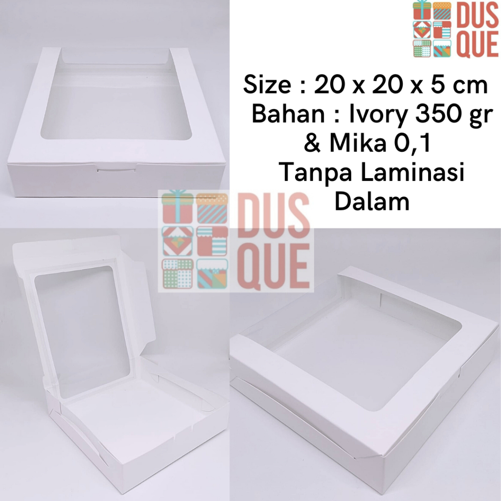 (1Pcs) Box IVORY 20X20X5/DUS IVORY MIKA 20X20X5 | Shopee Malaysia