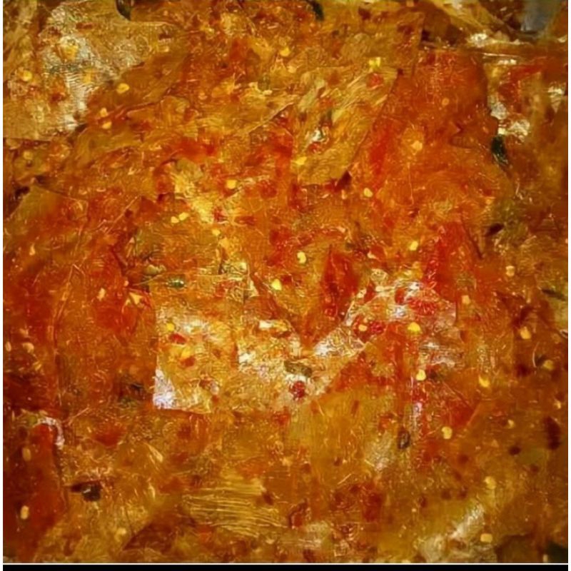 250g spicy glass kripca/kripik with orange leaves and original | Shopee ...