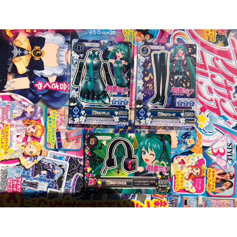 Japanese Aikatsu Card Hatsune Miku Vocaloid Rare Unit Promotion ...