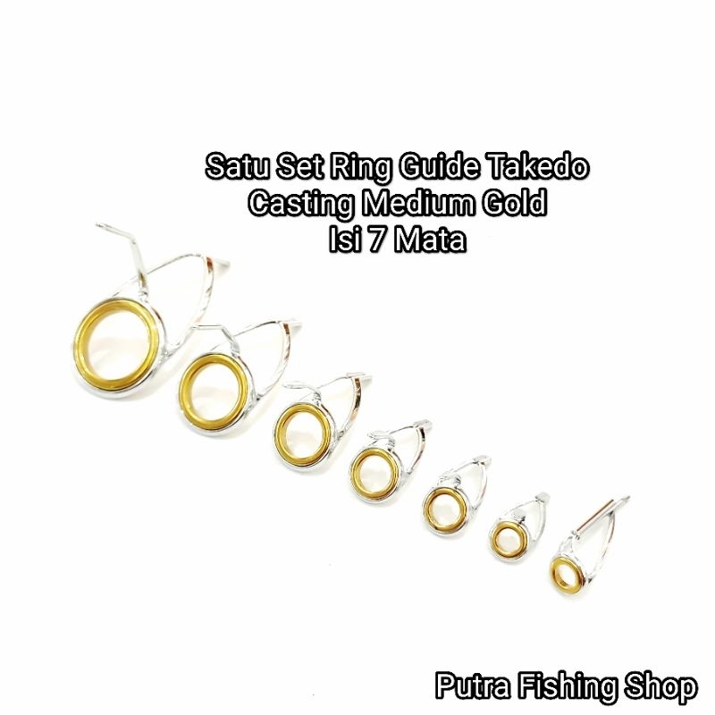 MATA Ring Guide Takedo Casting Medium Gold Contents 7 Eyes - A Set Of ...