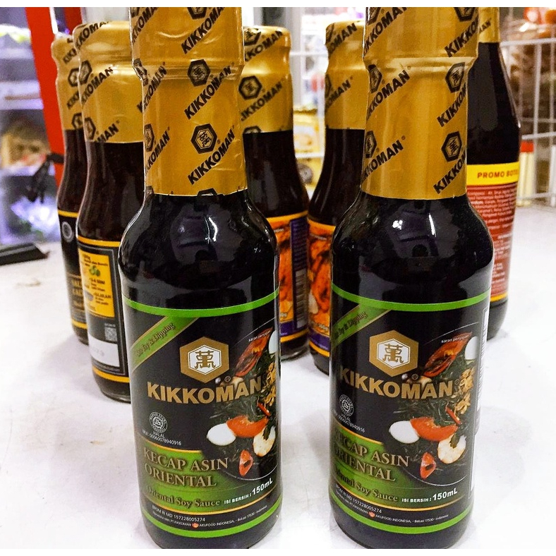 KIKKOMAN Oriental Soy Sauce, a Halal Japanese Style - 150 ml | Shopee ...