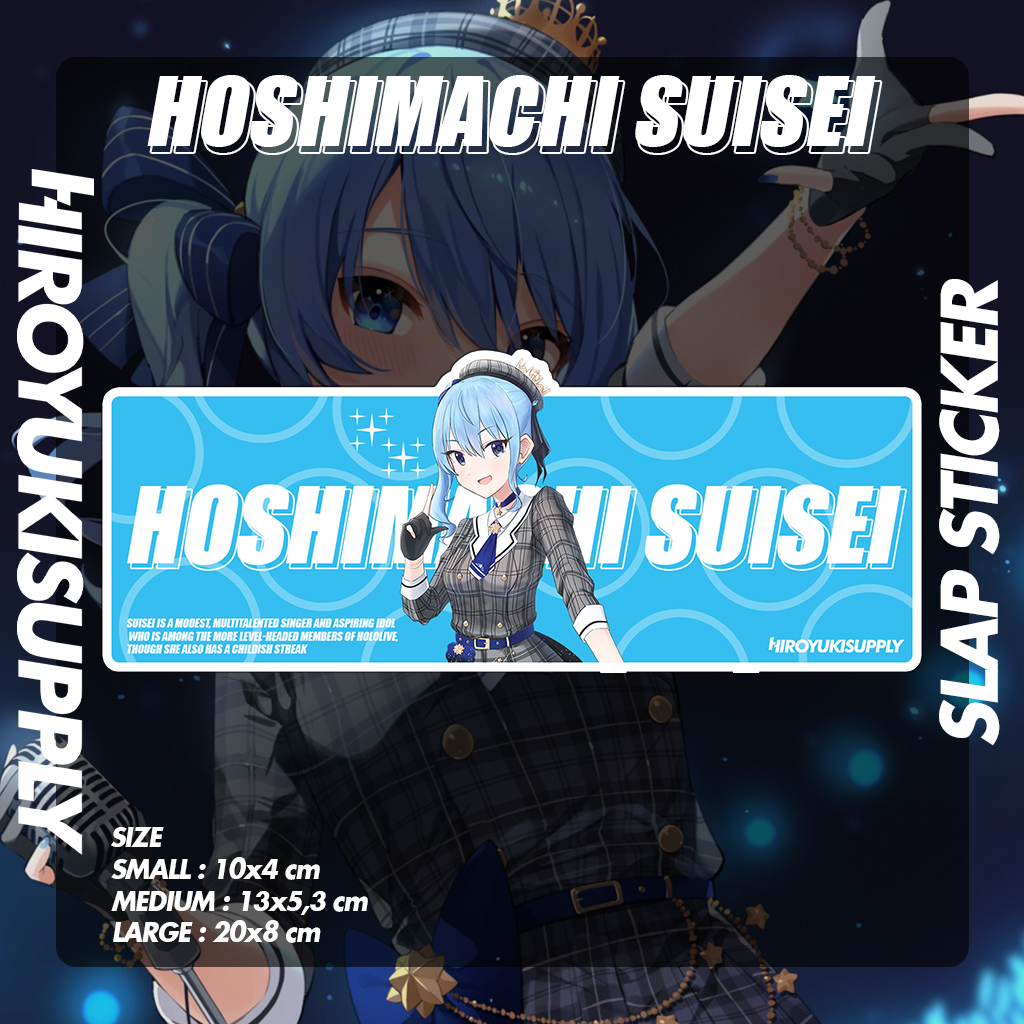 Sticker Hoshimachi Suisei Hololive Slap Sticker JDM | Shopee Malaysia