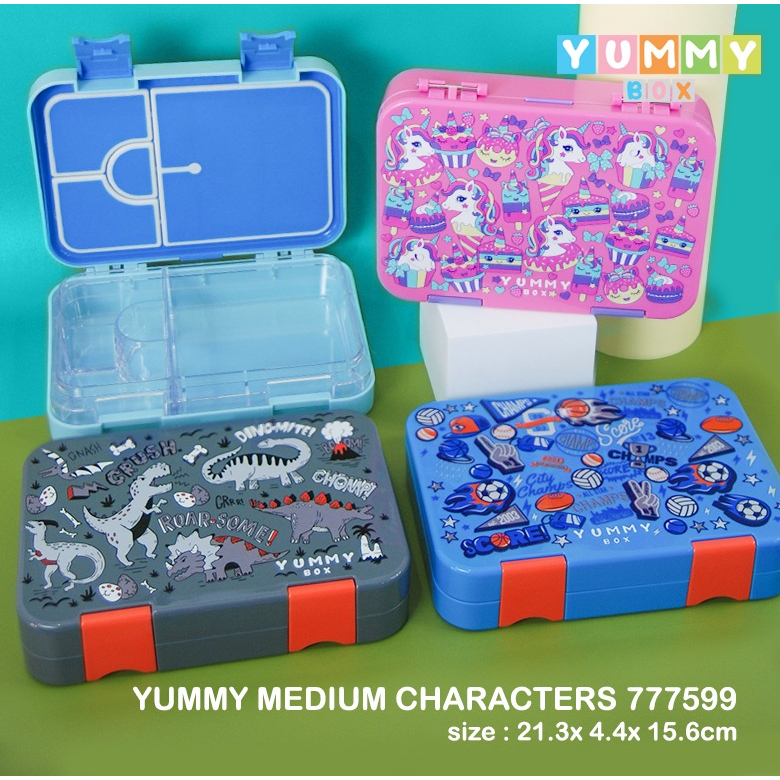 YUMMY BOX MEDIUM BENTO CHARACTERS 710ML 777599 | Shopee Malaysia