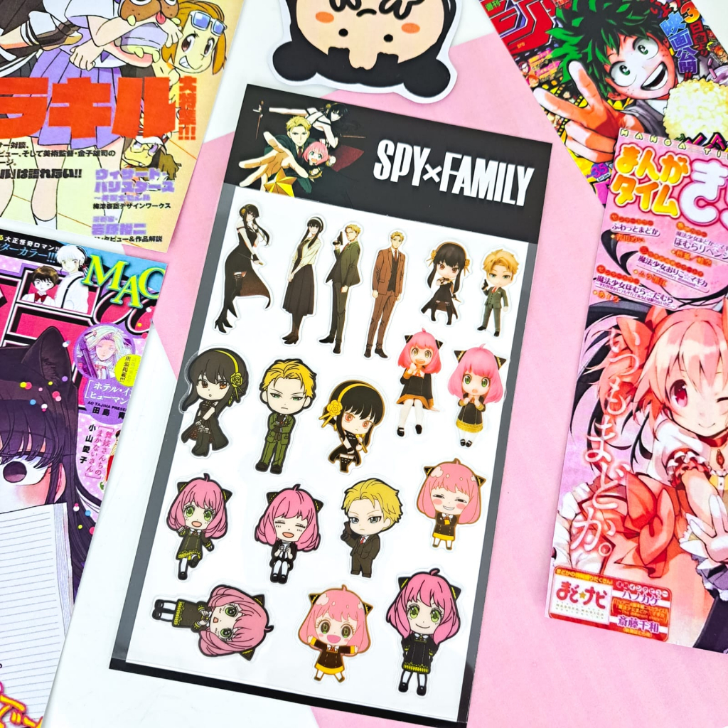 Sticker Cutting Transparent Spy X Family Waterproof Sticker Anime Motif ...