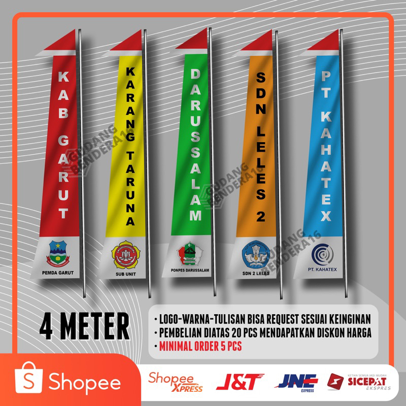 3m CUSTOM Pennant LOGO-Color Can Request | Shopee Malaysia