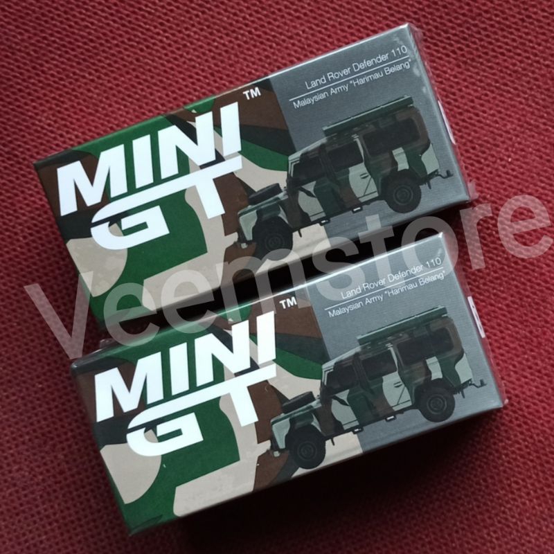 Die Cast 1:64 Land Rover Defender 110 Malaysian Army Striped Tiger ...