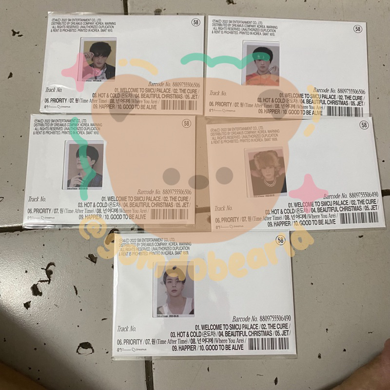 Ready SMCU PALACE ALBUM MEMBERSHIP CARD VER. Nct DREAM NCT 127 SEALED ...