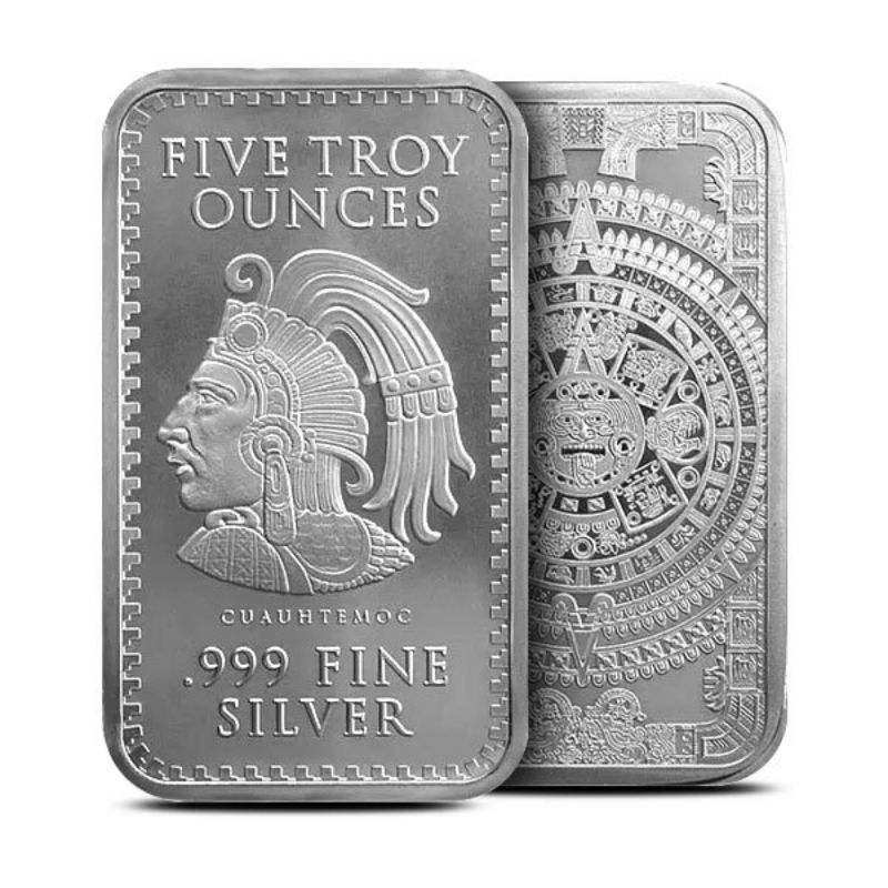 Silver Bar GSM aztec 1oz Silver not antam isilver srh nadir pamp Moslem ...